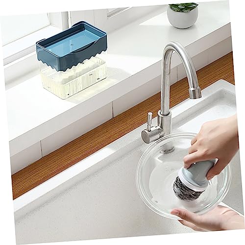 BETOOKY 1pc Presser Foaming Dispenser Sink Sponge Kitchen Sink Kitchen Sink Dispenser Sink Pump 2 in 1 Kitchen Sponge Holder Hand Wash Dispenser Abs Handwashing Fluid Soap