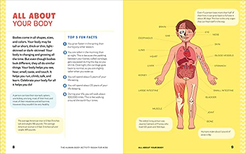 Human Body Activity Book for Kids: Hands-On Fun for Grades K-3