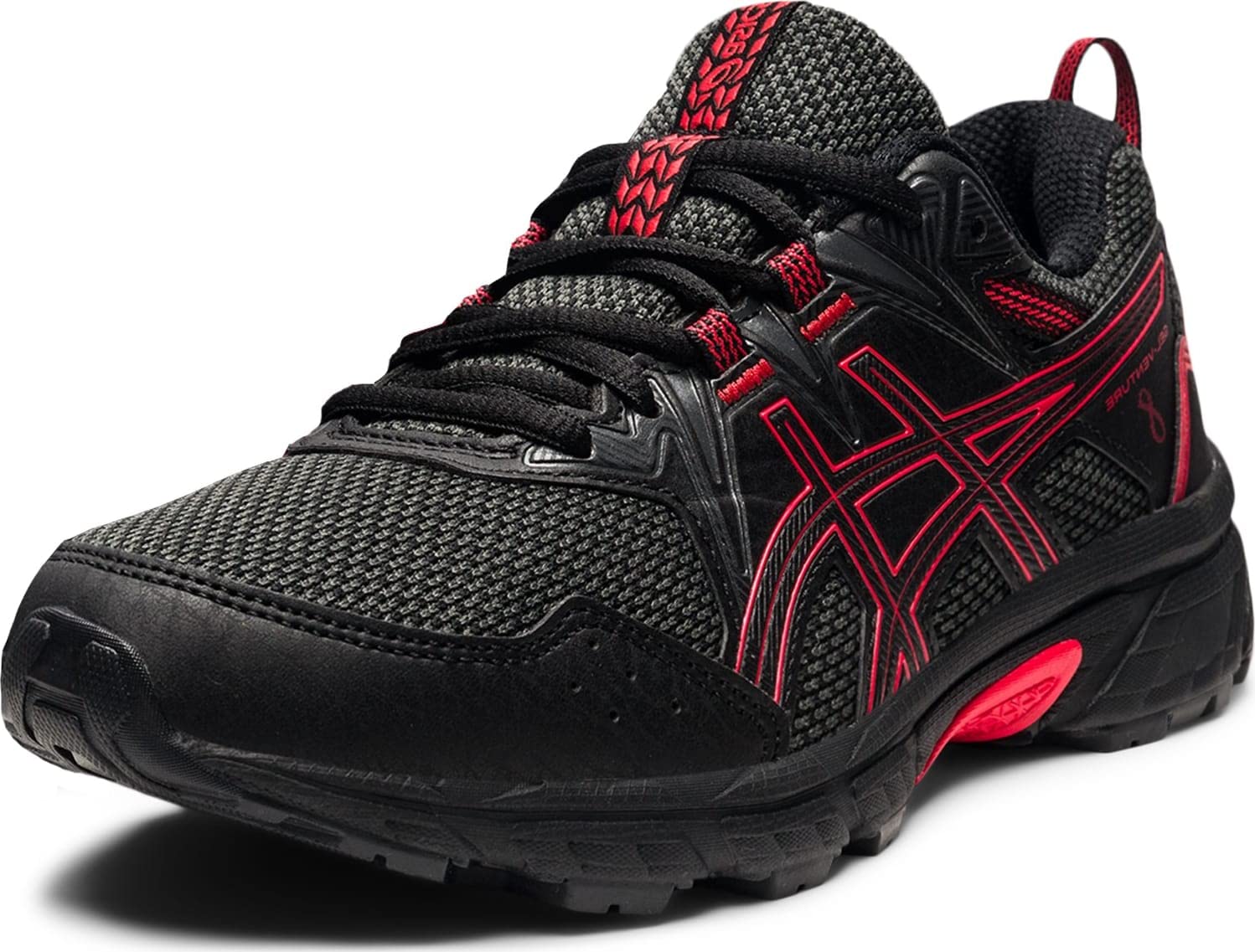 ASICS Men's Gel-Venture 8 Running Shoes, 13, Black/Electric RED