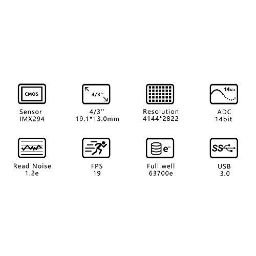 ZWO ASI294MC 11.3 MP CMOS Color Astronomy Camera with USB 3.0 # ASI294MC