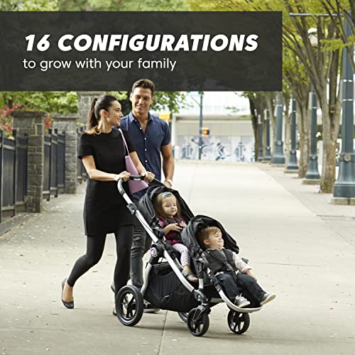 Baby Jogger City Select Travel System | Baby Stroller with City Go 2 Car Seat | Stroller Car Seat Combo with 16 Ways to Ride, Jet