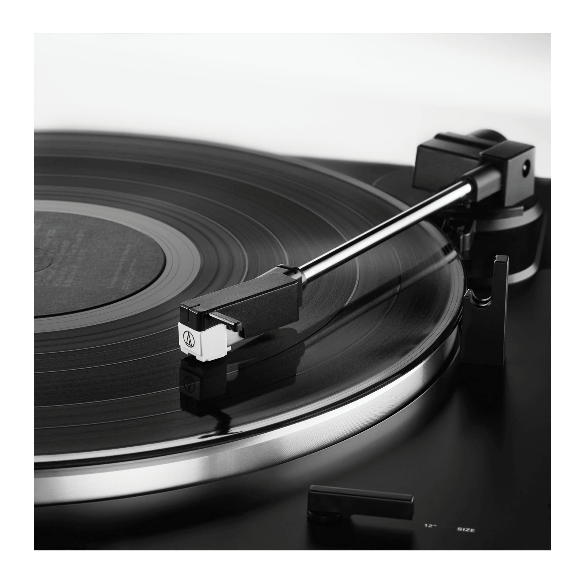 Audio-Technica AT-LP60XSPBT Fully Automatic Two-Speed Turntable and Bluetooth Speaker (Black) Bundle with Vinyl Record Cleaner Kit (2 Items)