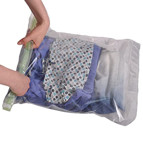 The Chestnut 12 Travel Storage Bags for Clothes - Compression Bags for Travel - no Vacuum Sacks-Save Space in Your Luggage Accessories