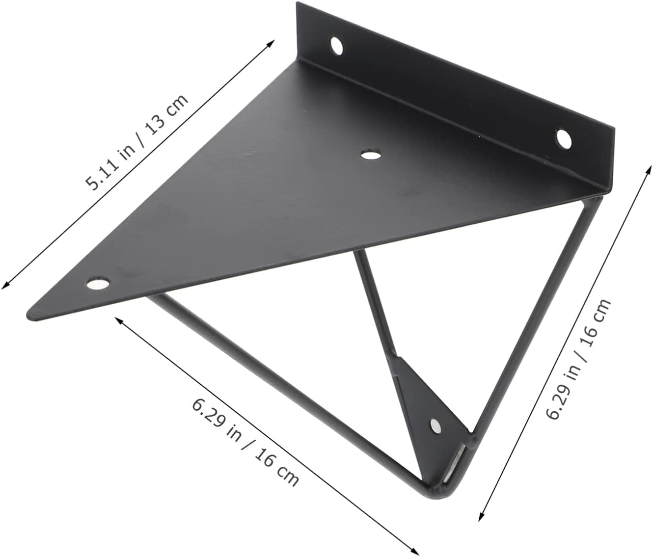 BITNAT Shelf Brackets Wall Shelves 1 Pair Metal Shelf Holder Wall Shelf Brackets Decorative Shelf Bracket Shelf Brackets Iron