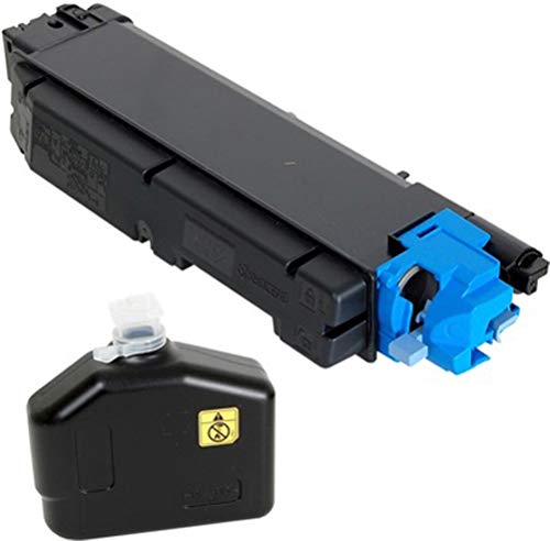 Kyocera 1T02NRCUS0 Model TK-5142C Cyan Toner Cartridge For use with Kyocera ECOSYS P6130cdn, M6030cdn and M6530cdn Laser Printers; Up to 5000 Pages Yield at 5% Average Coverage