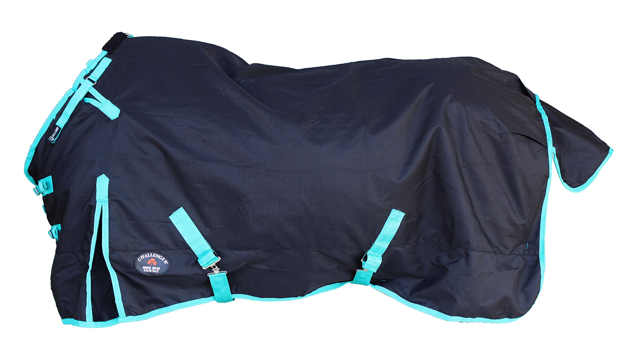 CHALLENGER 68" 1200D Turnout Rain Horse Sheet Light Winter Blanket Gusset 356