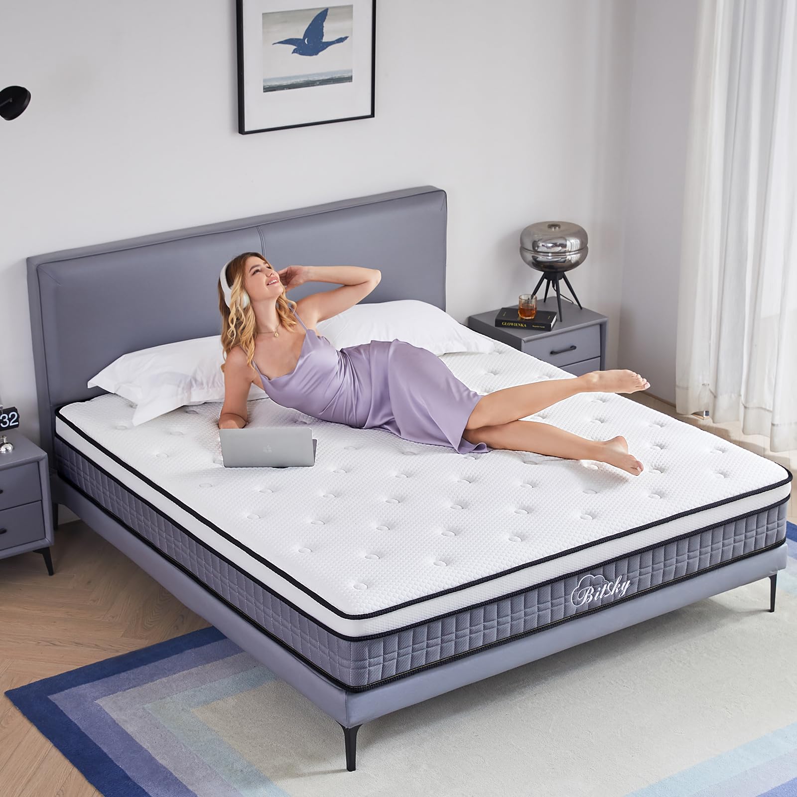 Bitsky Full Mattress 12 inch in a Box