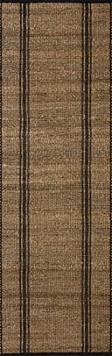 Loloi Angela Rose Colton Collection CON-01 Natural/Black 7'-6'' x 9'-6'', .38" Pile Height, Area Rug