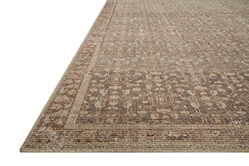 Loloi Angela Rose Aubrey Collection AUB-04 Sage/Bark 5'-0" x 7'-0", .19" Pile Height, Area Rug