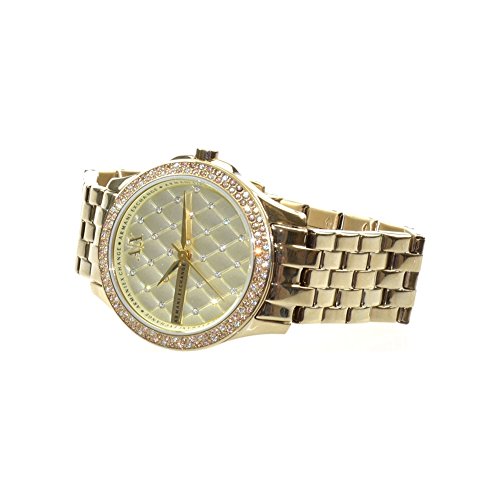 Armani Exchange Ladies Stainless Steel Watch, Color: Gold Tone (Model: AX5216)