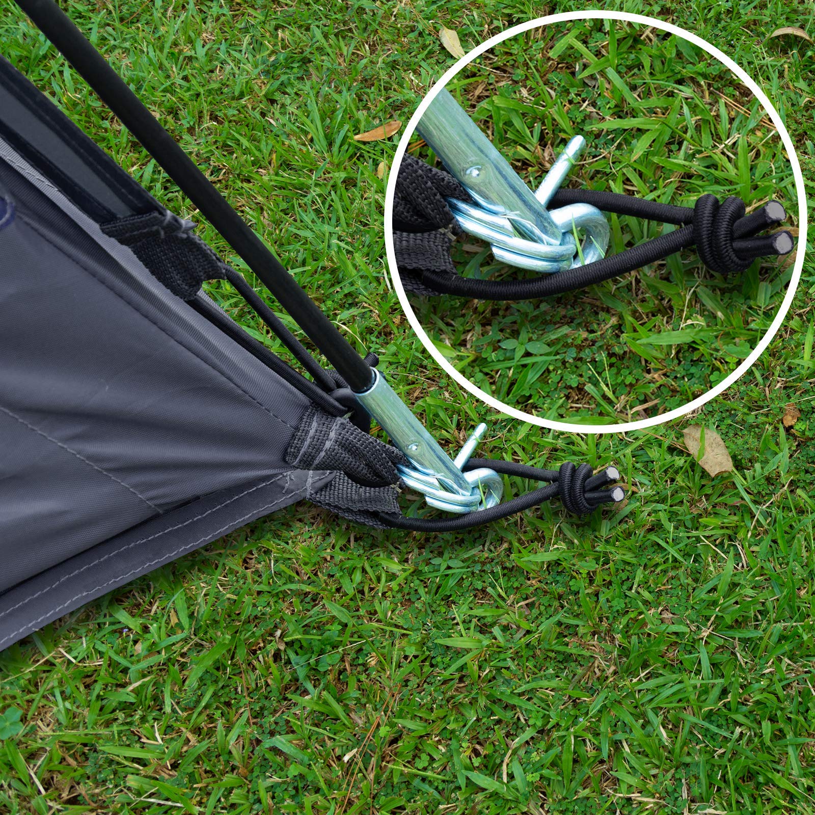 Bessport Ultralight Tent Footprint for 2 Person Waterproof Camping Tarp with Drawstring Carrying Bag for Picnic Hiking Backpacking Beach