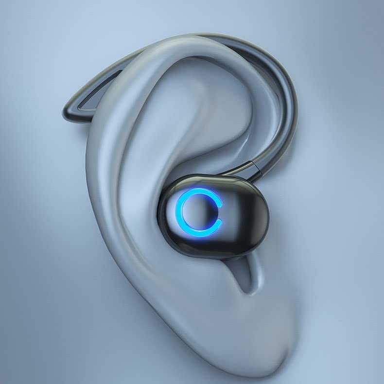BLUGY Practical Wireless Earbuds Bluetooth Earhook Headset Wireless Bluetooth 5.2 Ultralight Business Headset with Microphone