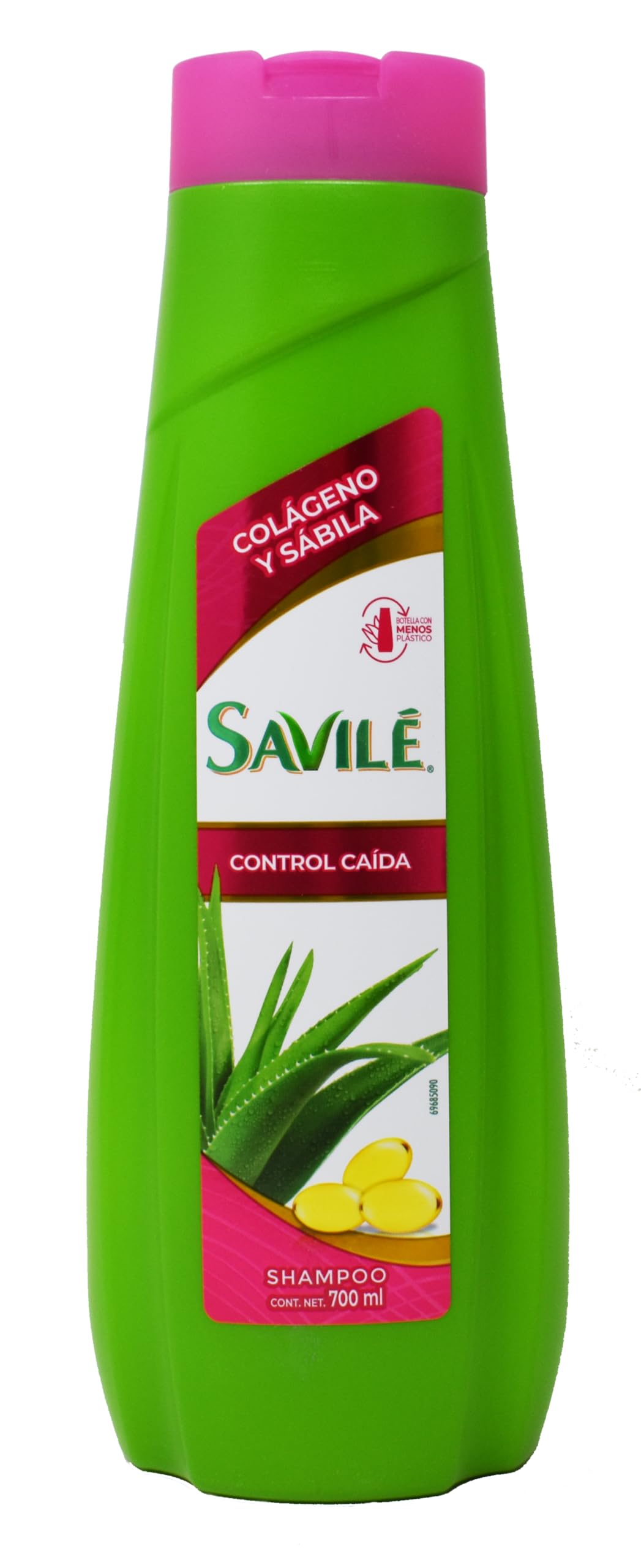 Savile pulpa de sabila Colageno Control Caida Anti Hair Loss Shampoo and Conditioner 750ml