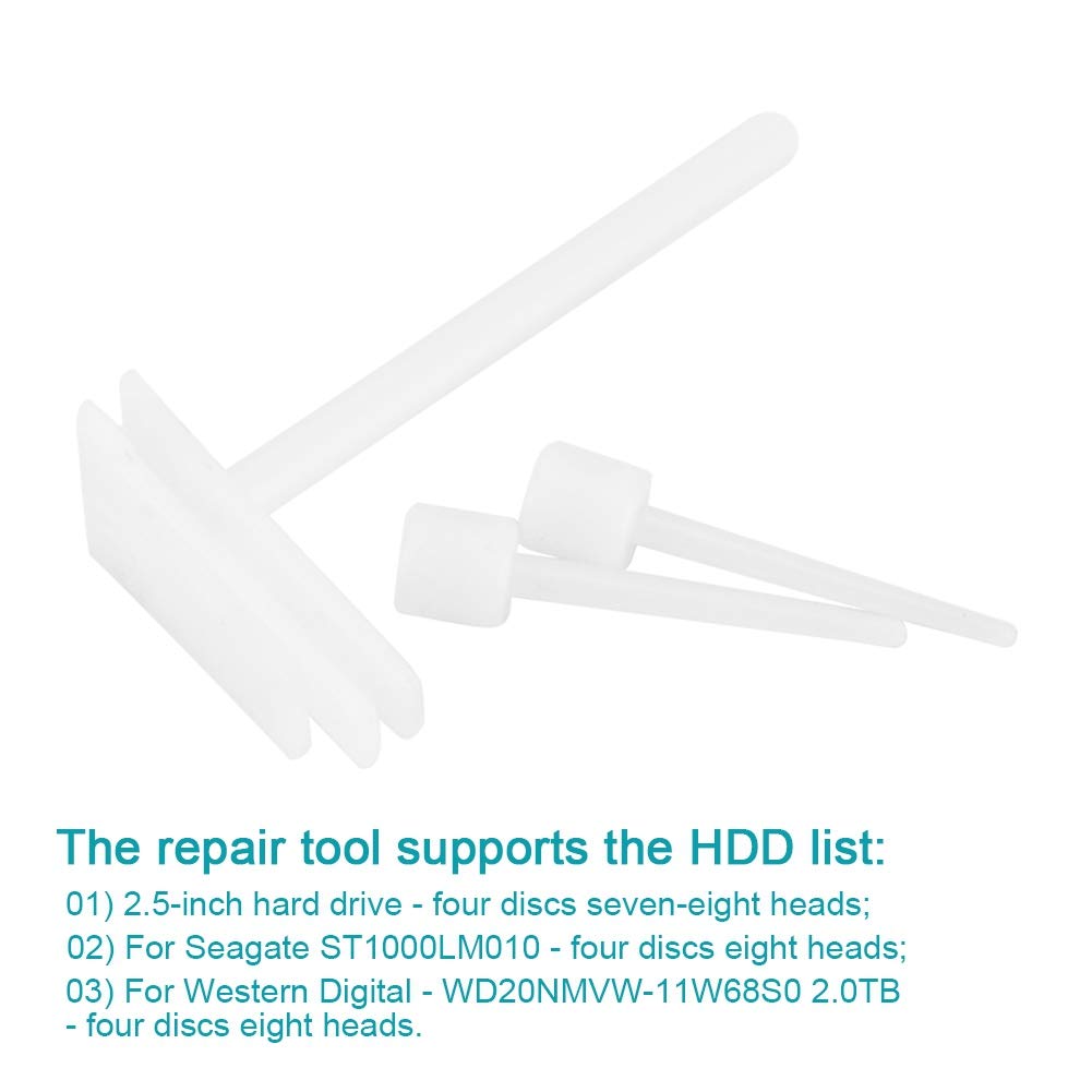 Bewinner HDD Head Comb, 302# Replacement Hard Drive Head, HDD Head Comb Tool for / /Seagate External 2.5 inch Hard Drives with 10 thimbles
