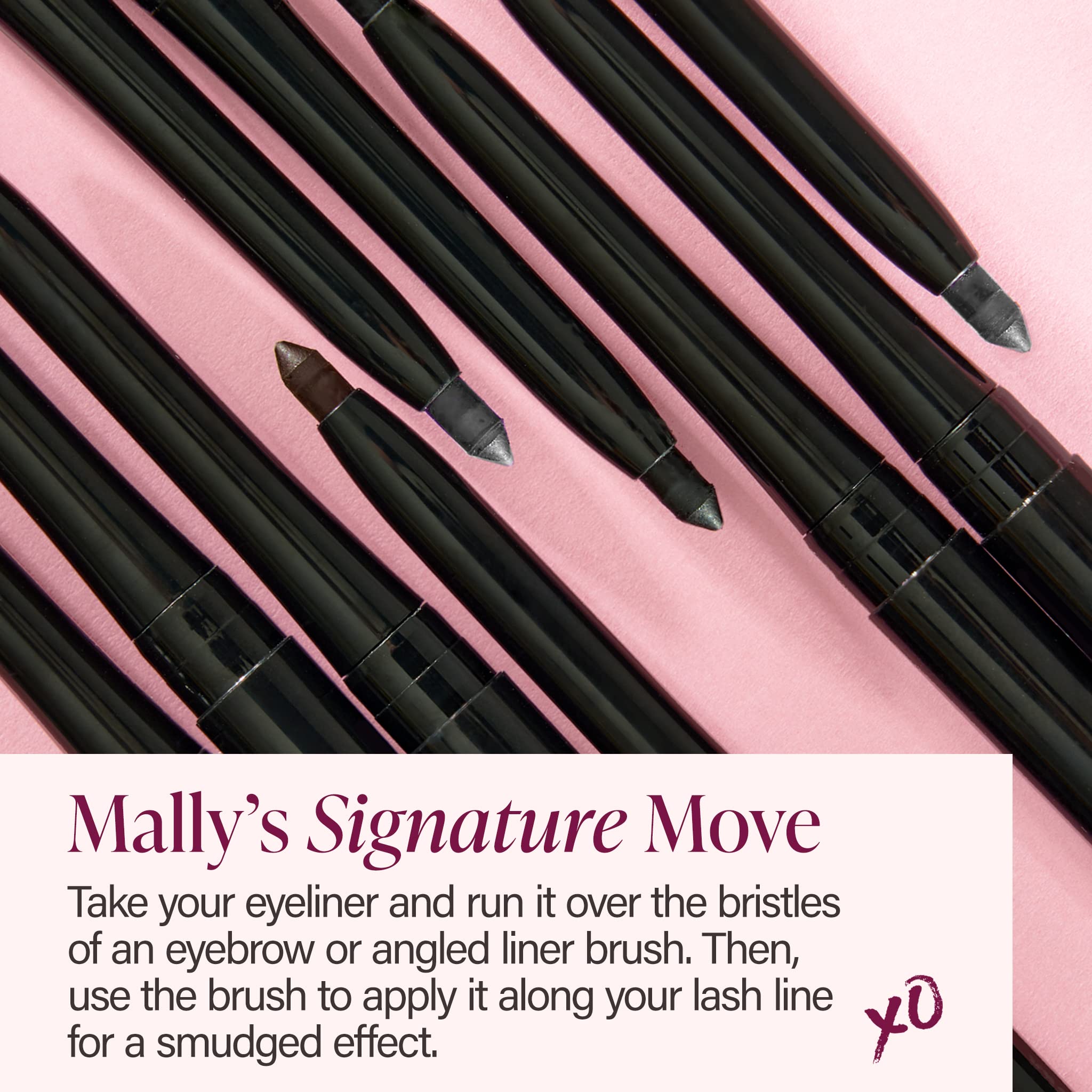 Mally Beauty Evercolor Gel Waterproof Eyeliner - Graphite - Creamy Long-Lasting Smudge-Proof Gel Formula - Retractable Eye Liner