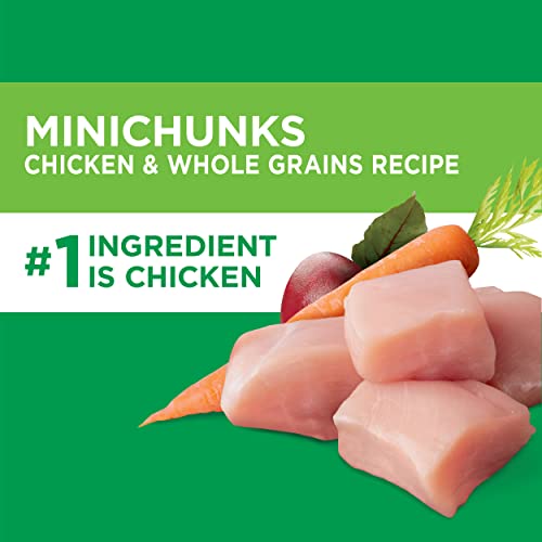 IAMS Adult Minichunks Small Kibble High Protein Dry Dog Food with Real Chicken, 30 lb. Bag