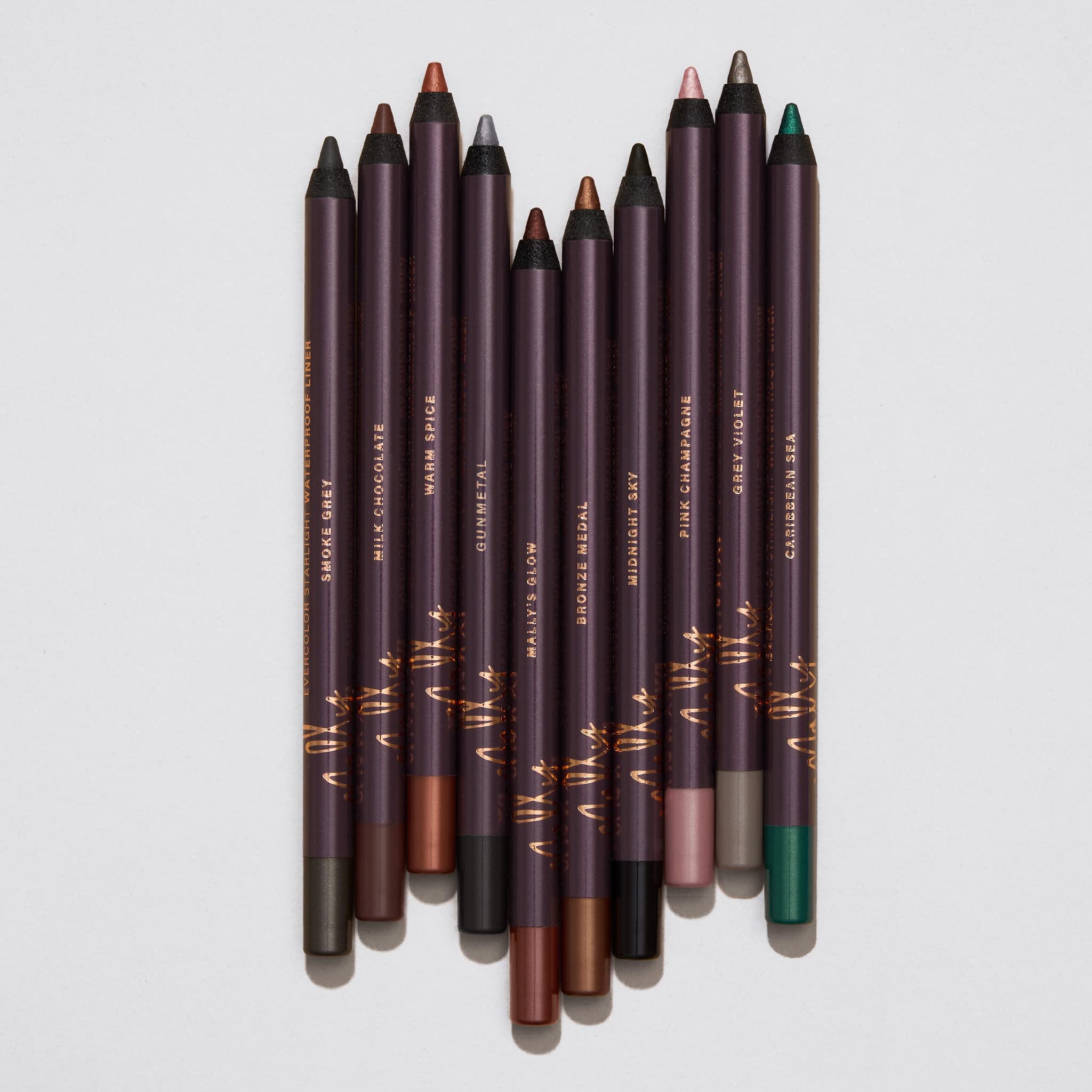 Mally Beauty Evercolor Starlight Waterproof Eyeliner - Espresso - Smudge-Proof, Longwear, Creamy Gel - Sharpenable Eyeliner
