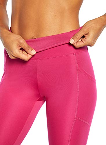 Bally Total Fitness Fiona Pocket Tummy Control 11" Bermuda Short, Fuchsia Red, Medium
