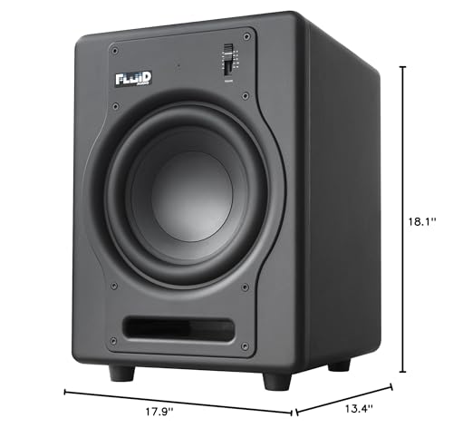 Fluid Audio F8S: 8-inch Active Studio subwoofer, 200W Class D