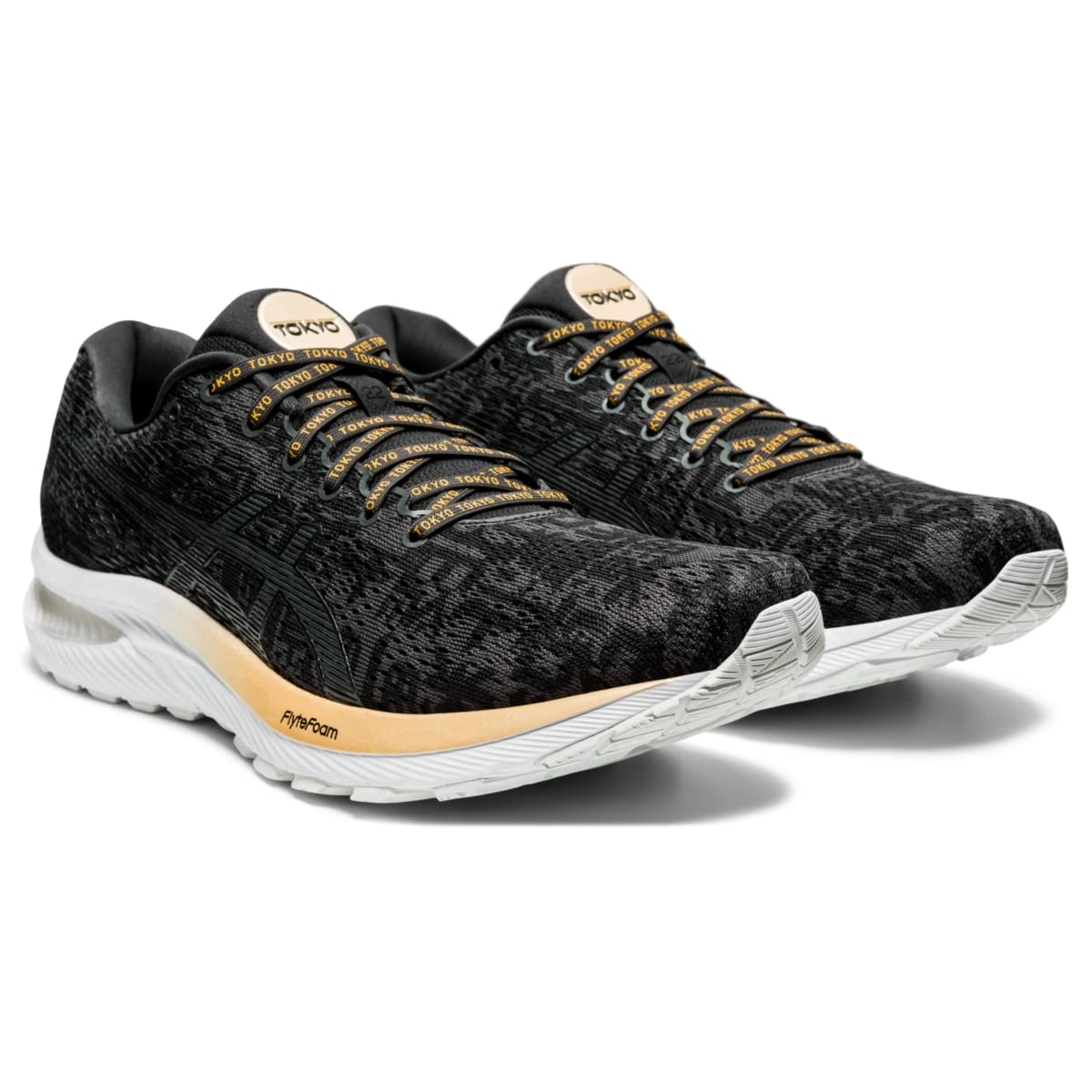 ASICS Men's Gel-Cumulus 22 Running Shoes, 10.5, White/Black
