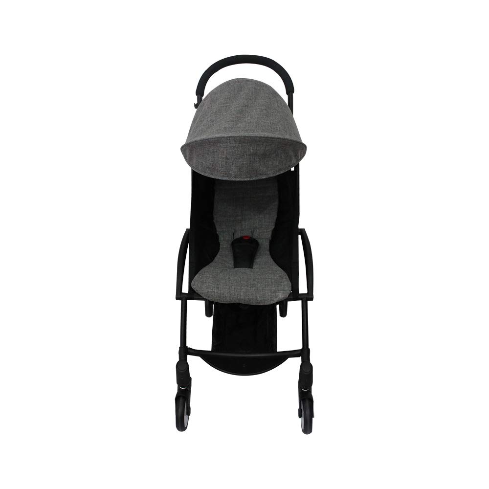 Baby Stroller Accessories Fit for Babyzen Yoyo Canopy and Seat Pad Liners for Yoya (Ma Grey)
