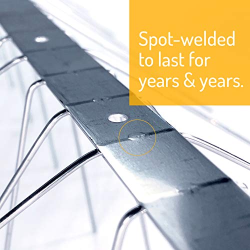 Bird Barrier Dura-Spike Stainless Steel Bird Spikes | Metal Pin Strips for Ledge, Roof, Pipe - Adhesive Included - Xtra Wide (8 in) 25 Ft. Length