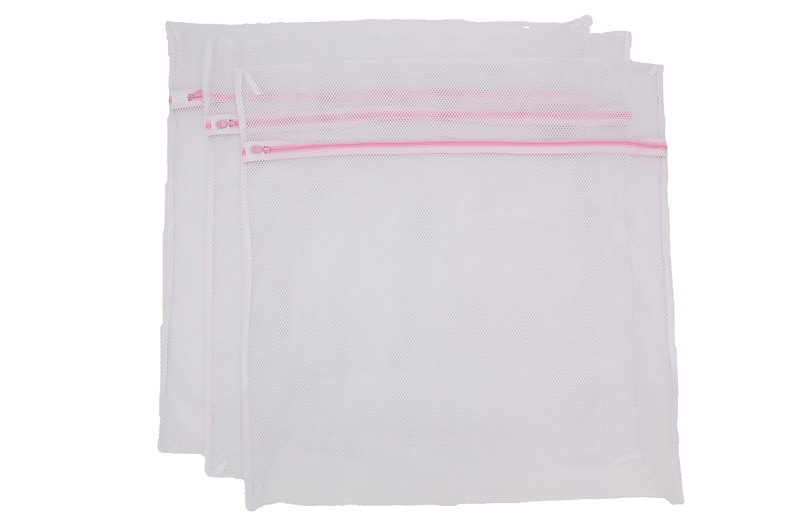 Donna's She-Shed 3 Pack X-Large Mesh Laundry Bags 23" x 23" for Sweaters, Dresses, Stuffed Toys, delicates. Helps Protect delicates in The wash. Use for Large Item or Multiple Medium/Small Items.