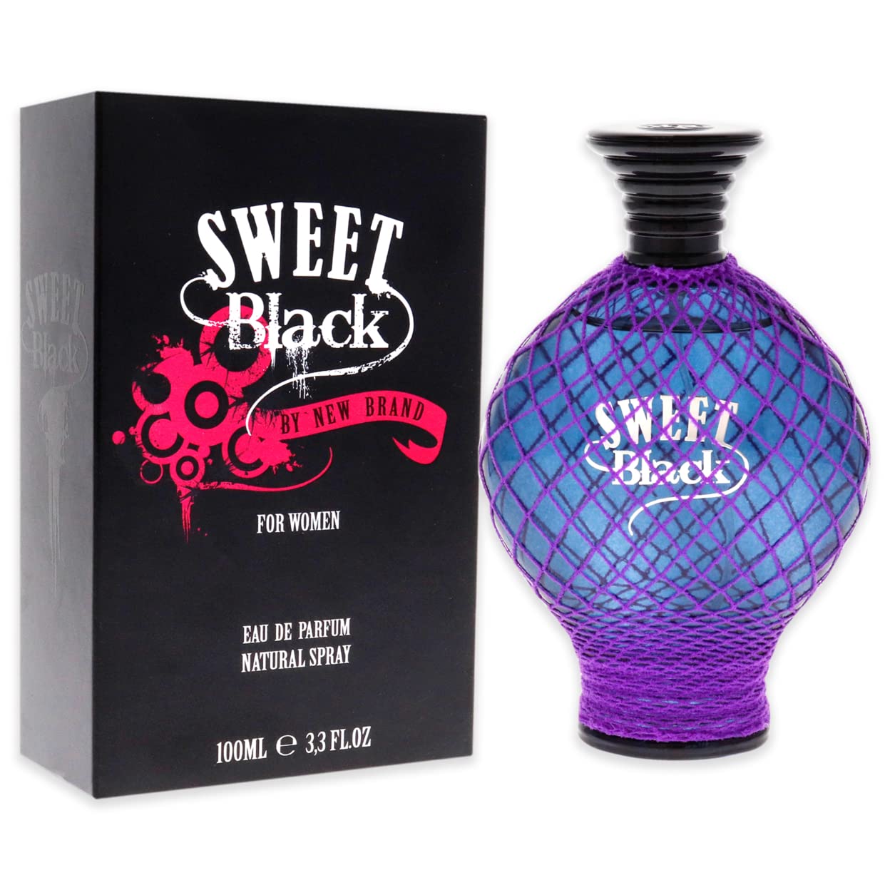 New Brand Sweet Black EDP Spray Women 3.3 oz