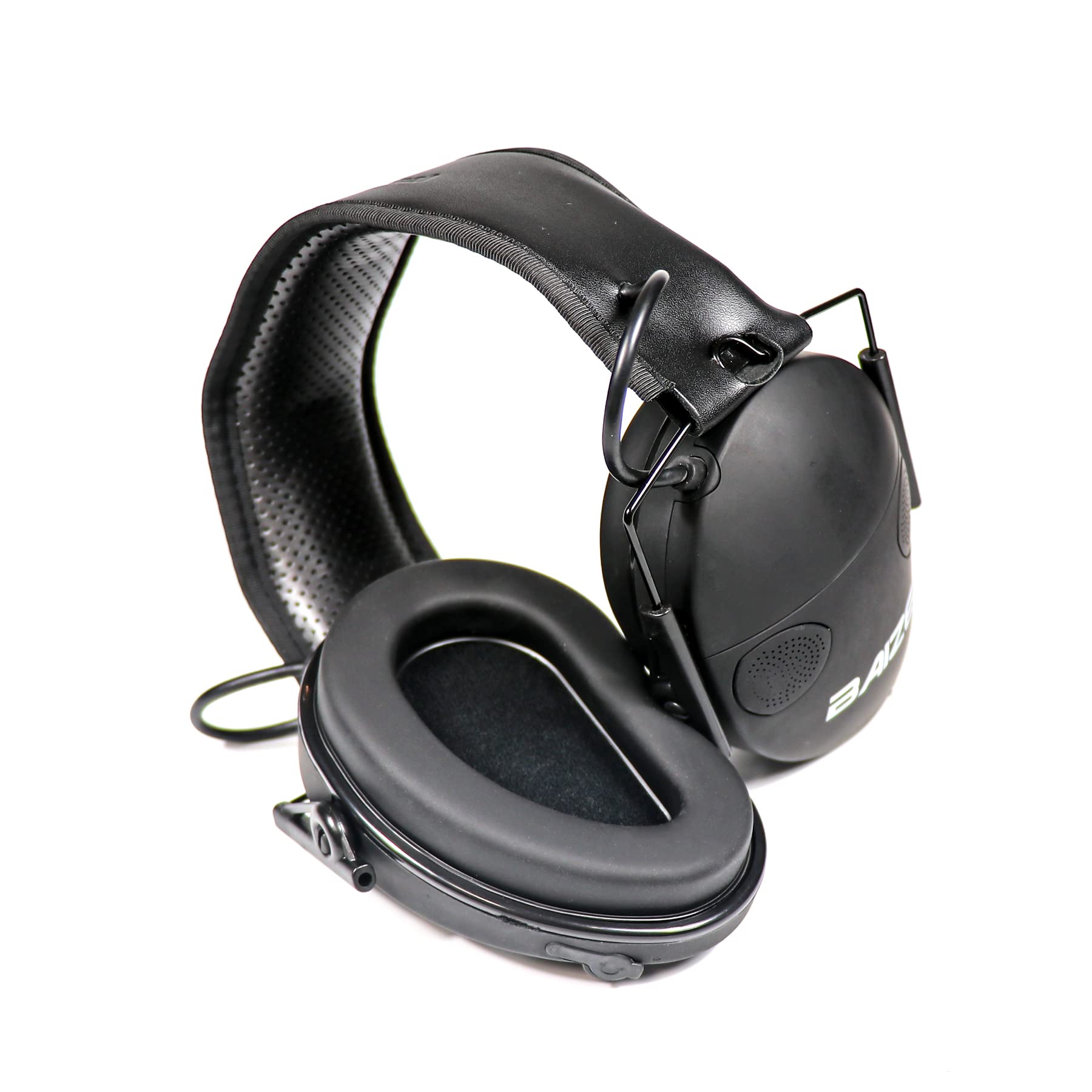 BAIZE Tactical Electronic Shooting Ear Protection 4-Mics Ear-Shaped Earmuffs Anti-Noise Sound Amplification Headphones for Outdoors