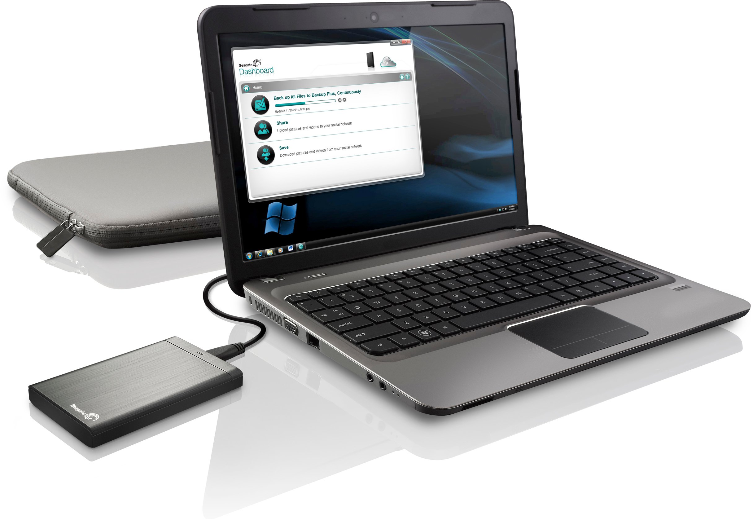 Seagate STBU1000200 1TB Backup Plus USB 3.0 2.5 Inch Portable Hard Drive - Black
