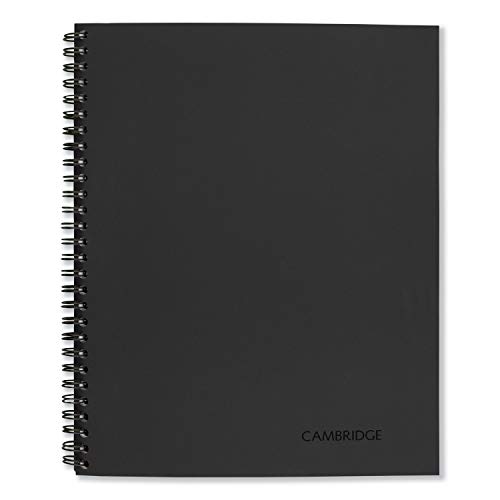 Mead Cambridge Wirebound Business Notebook, Legal Rule, 6 5/8 x 9 1/2 Inches, 1 Subject, White, 80 Sheets per Pad (06672) Pack Of 6