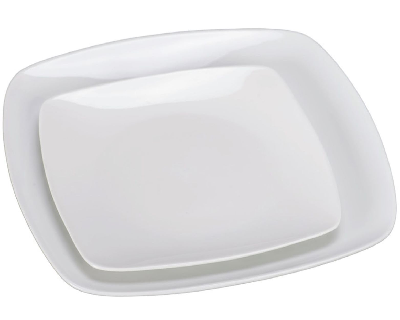 BIA Cordon Bleu 904710S4SIOC Epoch Salad Plate, Set of 4, 7-Inch Square