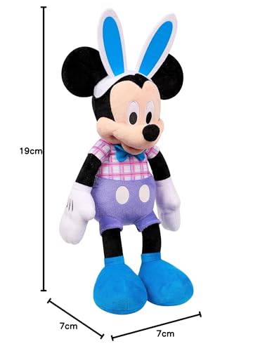 Disney Easter 19-Inch Mickey Mouse Large Plush, Mickey Mouse in Bunny Outfit with Ears, Officially Licensed Kids Toys for Ages 2 Up, Amazon Exclusive