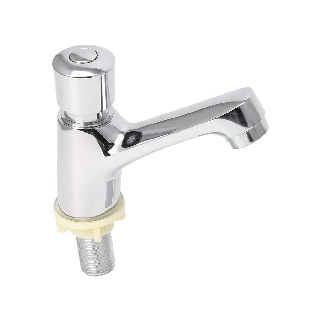 Auto Self Closing Water Saving Tap Bathroom Basin Cold Faucet Delay Push Button Faucet Faucet Water Filter Faucet Water Filter for Kitchen Sink Faucet Water Filter Replacement Faucet Water Filter