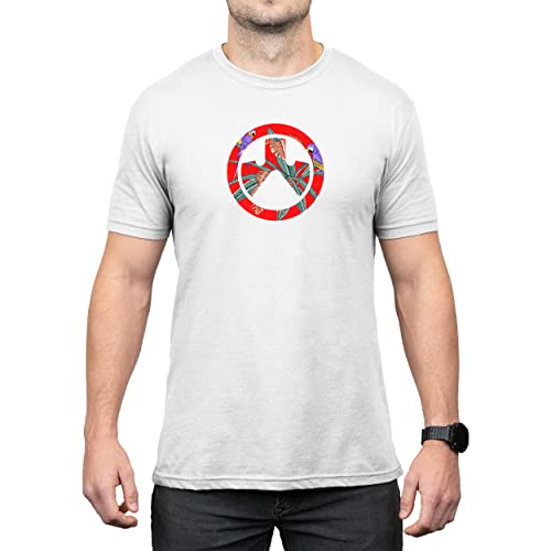 Magpul Cotton Crew Neck Short Sleeve T-Shirt for Men, Aloha White, 2X-Large
