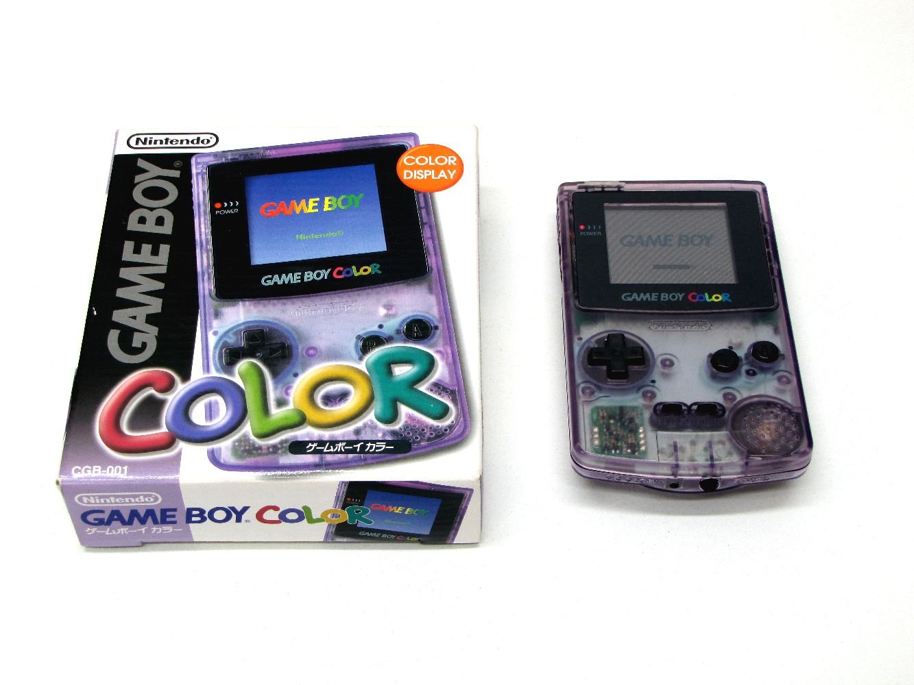 Game Boy Color Console in Clear Purple - JAPANESE IMPORT