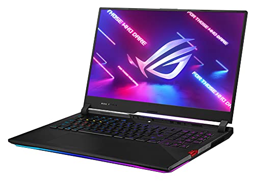 ASUS ROG Strix Scar 17 (2021) Gaming Laptop, 17.3โ 360Hz IPS FHD, NVIDIA GeForce RTX 3080, AMD Ryzen 9 5900HX, 16GB DDR4, 1TB SSD, Opti-Mechanical Per-Key RGB Keyboard, Windows 10 Pro, G733QSA-PB96