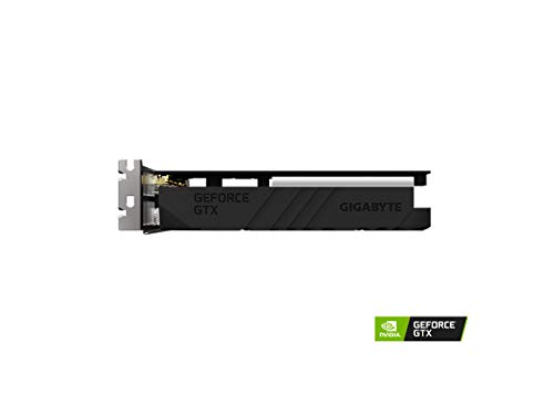 Gigabyte GeForce GTX 1650 D6 OC Low Profile 4G Graphics Card, Low Profile Design, 4GB 128-Bit GDDR6, GV-N1656OC-4GL Video Card