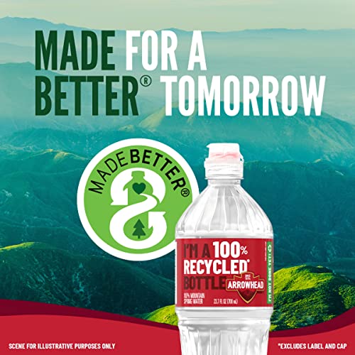Arrowhead Brand 100% Mountain Spring Water, 16.9 Fl Oz (pack of 24)