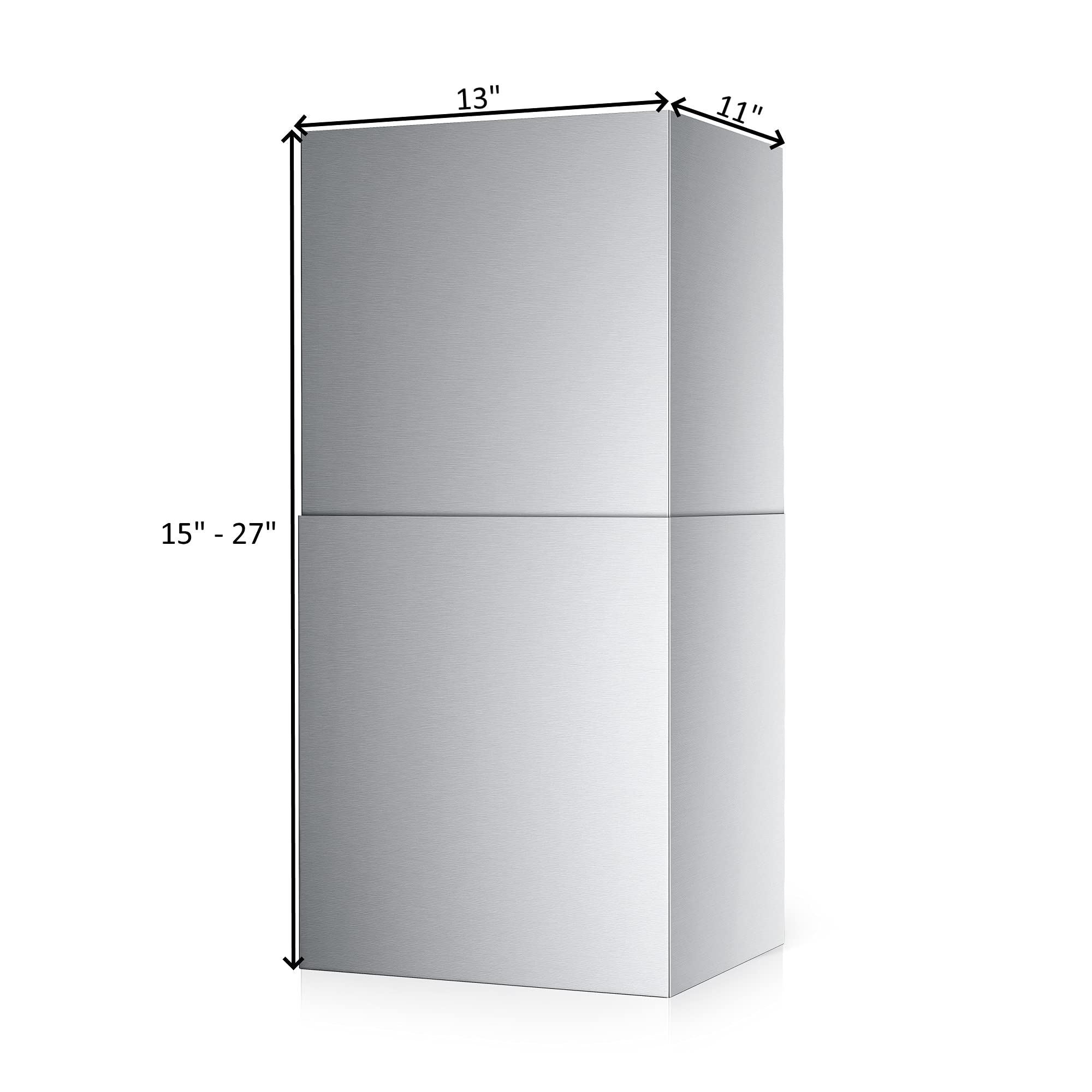 FOTILE Adjustable Decorative Chimney Cover-8' Ceiling Applied-JQG7501,JQG7522,JQG7505,JQG9001 Range Hoods, Stainless Steel