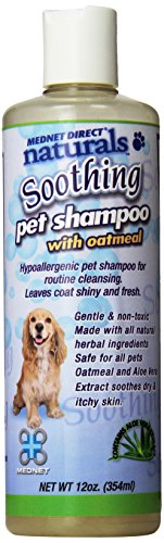 Mednet Direct Naturals MDN1008 Soothing Pet Shampoo with Oatmeal, 12-Ounce