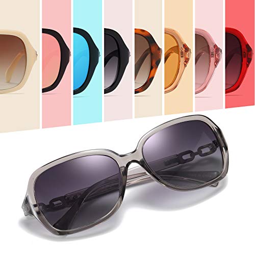 AOMASTE Retro Square Polarized Sunglasses for Women UV400 Protection Driving Outdoor Eyewear