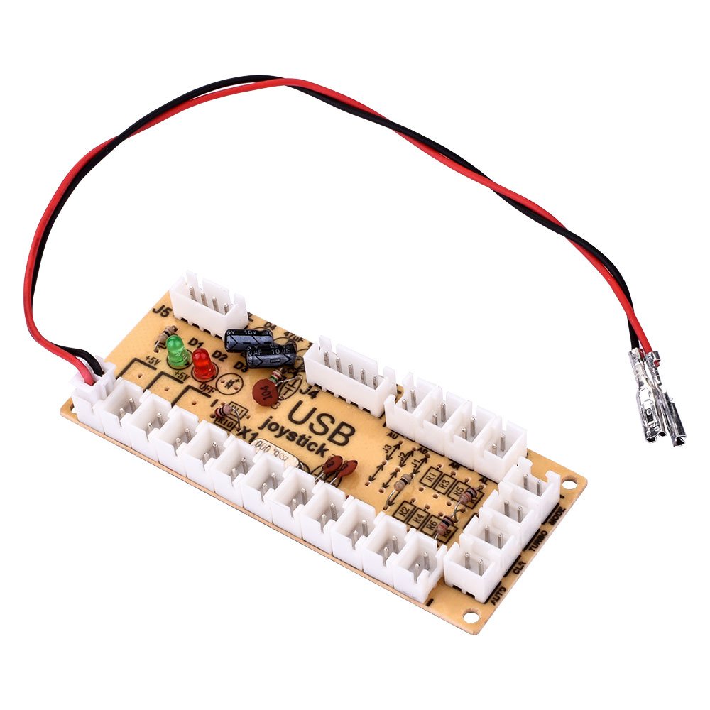 AUKUYEE Zero Delay Arcade USB Encoder Board to Joystick for Mame Jamma & Other PC Fighting Games