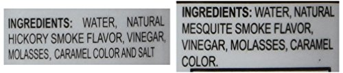 Bundle - 2 Items: Colgin Gourmet Liquid Smoke - Natural Mesquite and Natural Hickory Flavors (4 oz each)
