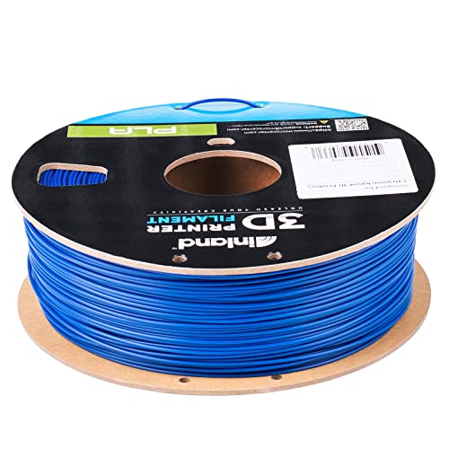 Inland PLA 3D Printer Filament 1.75mm - Dimensional Accuracy +/- 0.03mm - 1kg Cardboard Spool (2.2 lbs) β Fits Most FDM/FFF Printers β Odor Free, Clog Free Filaments - Blue