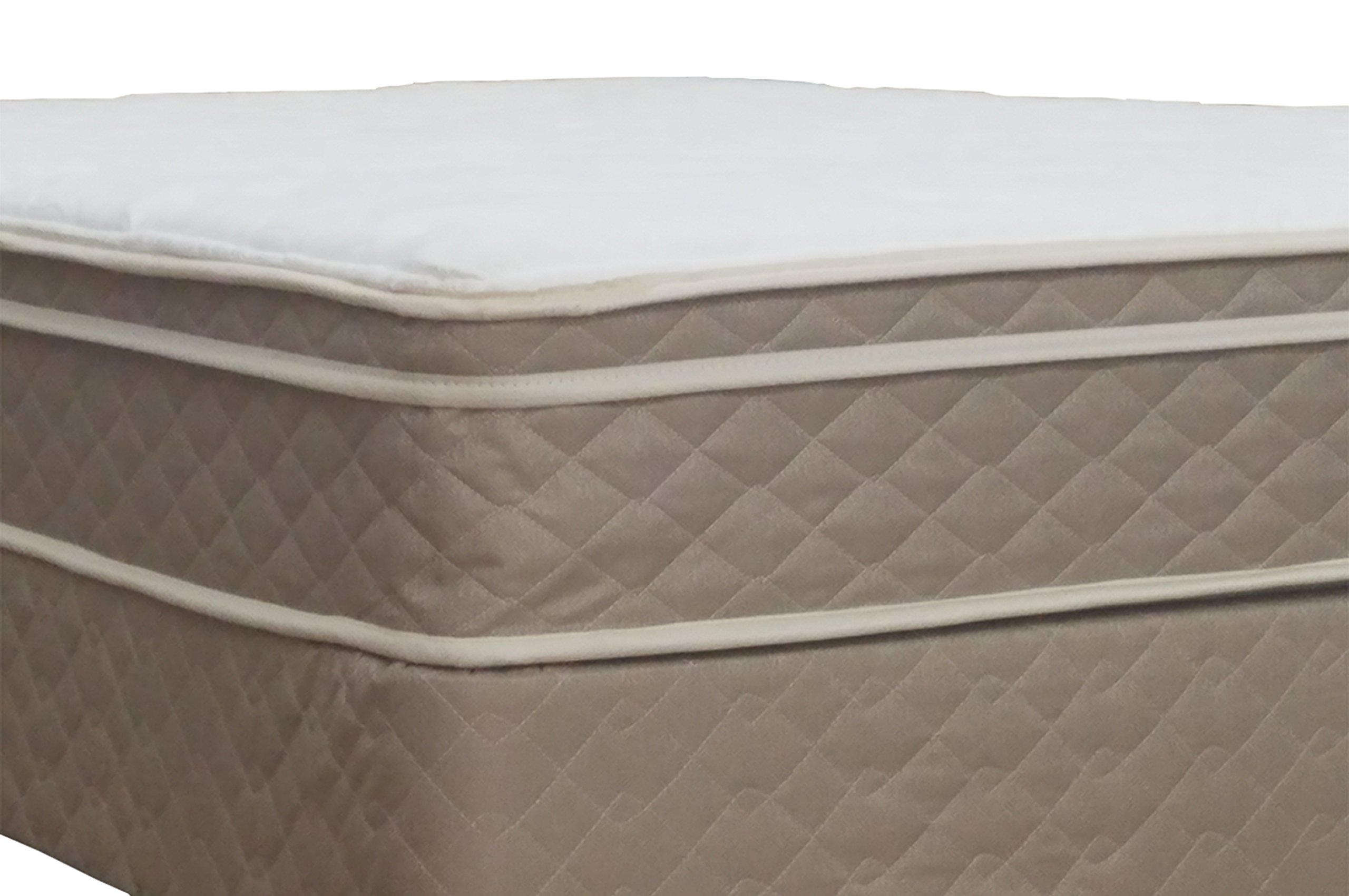 Continental Mattress 10" Pillowtop Eurotop Fully Assembled Orthopedic Back Support Plush Mattress, King