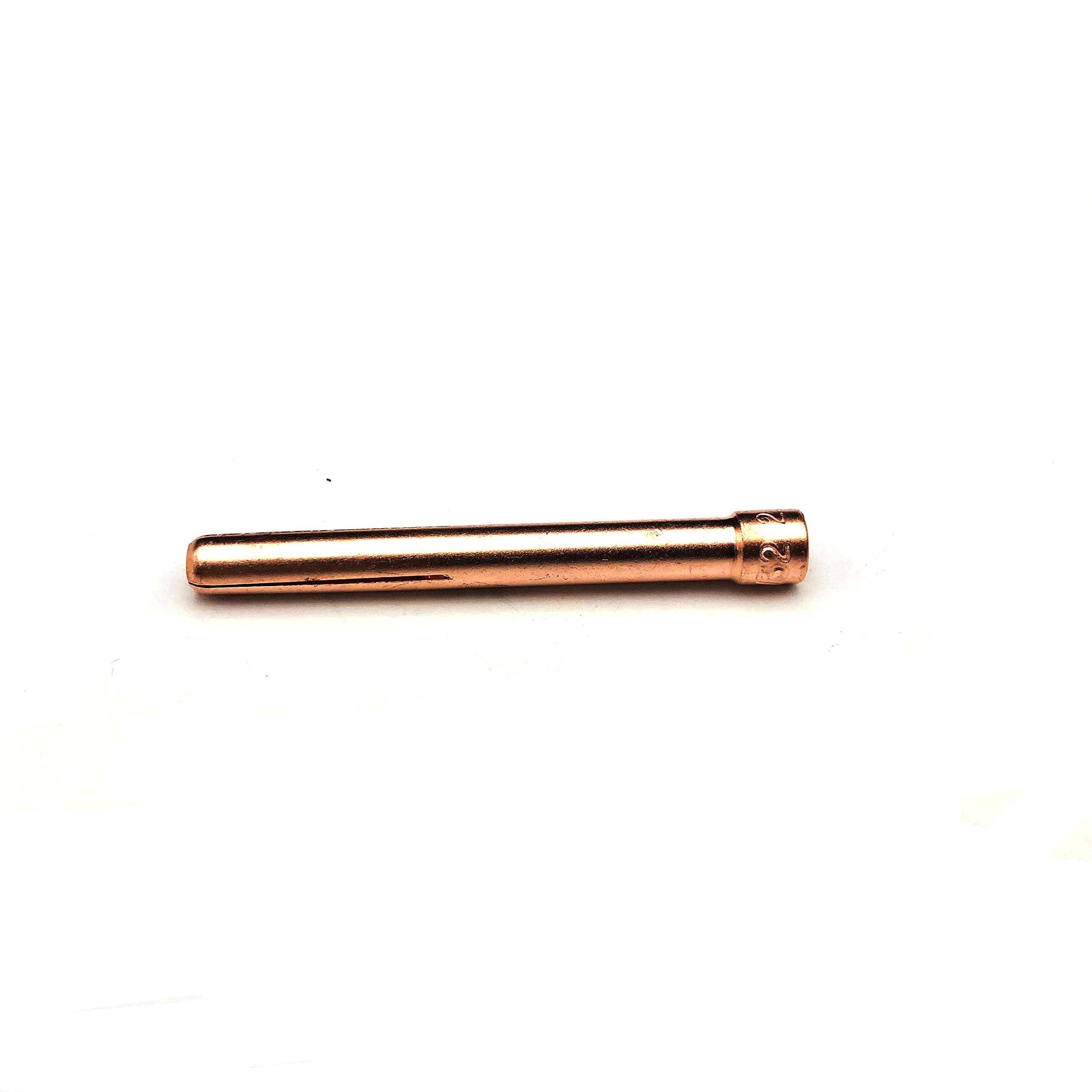 KINGQ 10-pk Collet 10N25 (1/8") for TIG Welding Torch 17, 18 and 26 Series in Lincoln Miller ESAB Weldcraft CK Everlast