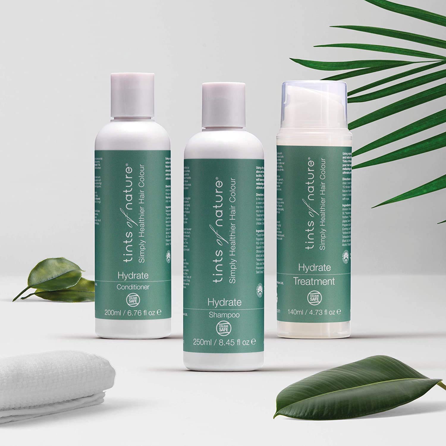 Tints of Nature Natural and Organic Hydrate Shampoo, Intensely Hydrating, Vegan, 1 x 250ml