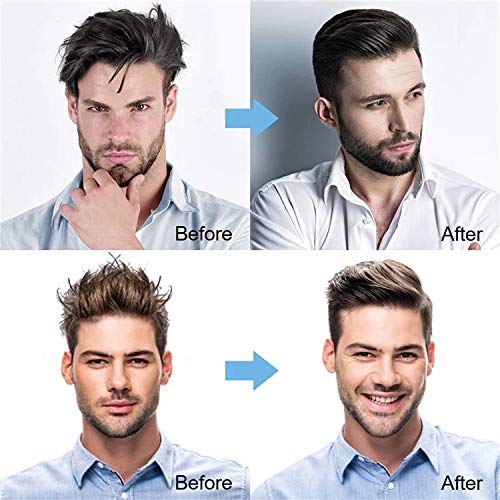 Beard Straightener for Men,Electric Anti-Scald Heated Beard Brush Straightener,Straightening Comb for Men,Dad Gifts(White)
