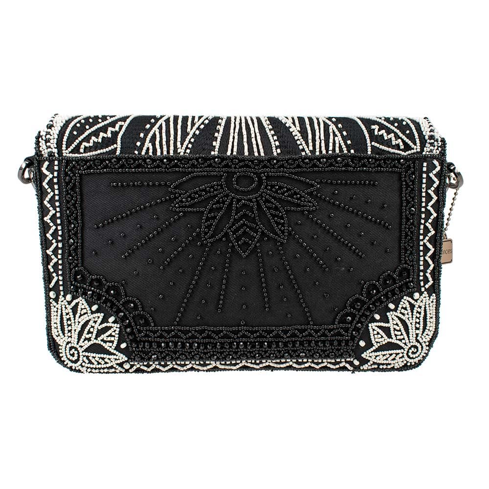 Mary Frances Back to Nature Shoulder Handbag, Black